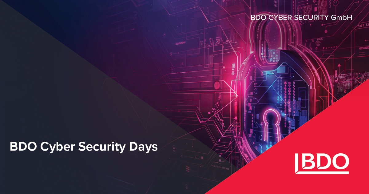 Die BDO Cyber Security Days - BDO